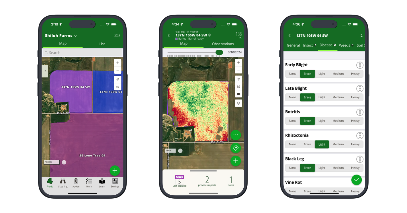 Crop and field scouting app — FarmQA