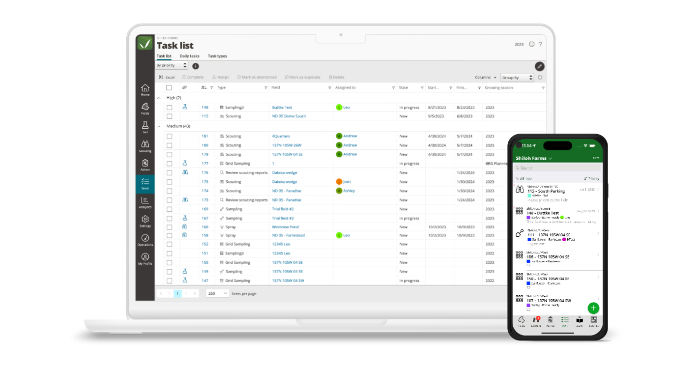 Crop and field scouting app — FarmQA
